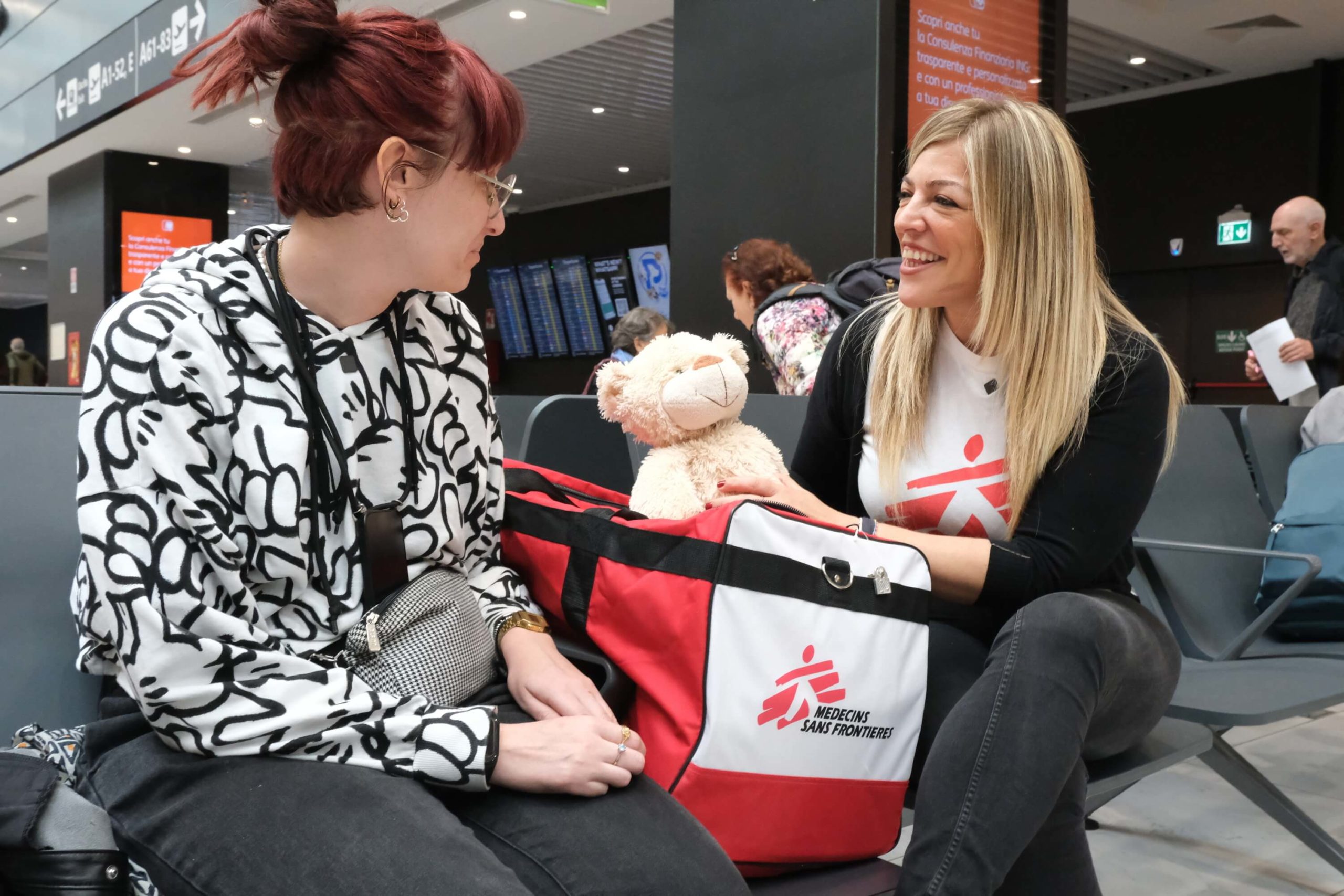 Campagna 5x1000 a MSF all'Aeroporto di Fiumicino | MSF Italia